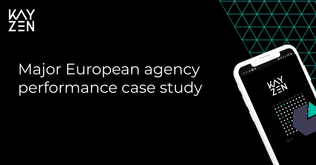 Kayzen accelerates mobile growth for a leading agency