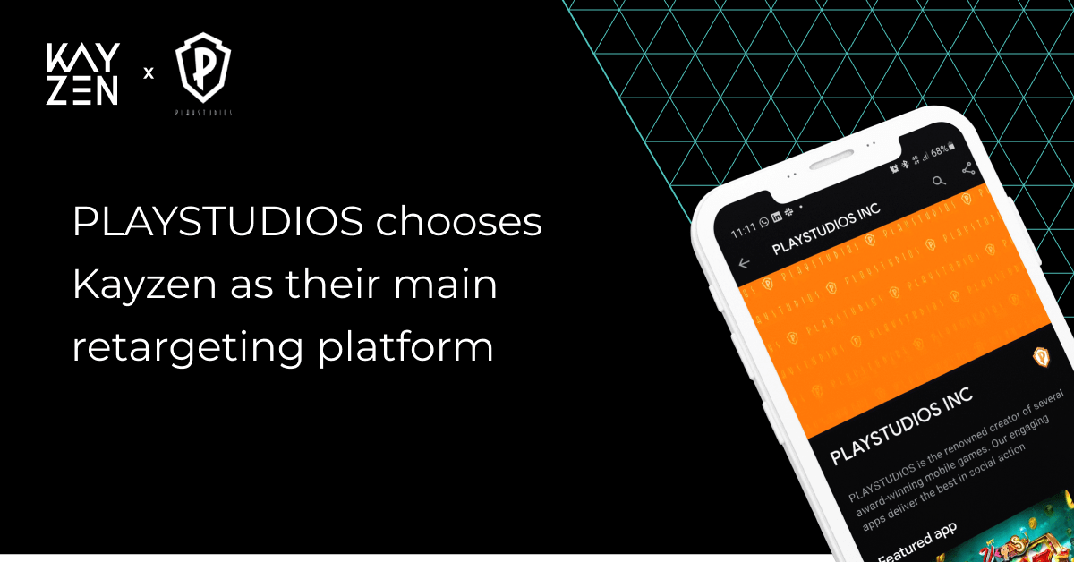 Playstudios chooses Kayzen as their retargeting platform - Kayzen